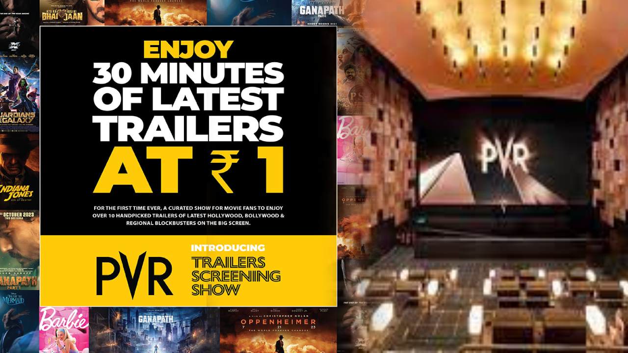 PVR INOX Offer : పీవీఆర్‌ Inox బంపర్ ఆఫర్.. కేవలం రూ.1కే స్పెషల్ షో ...