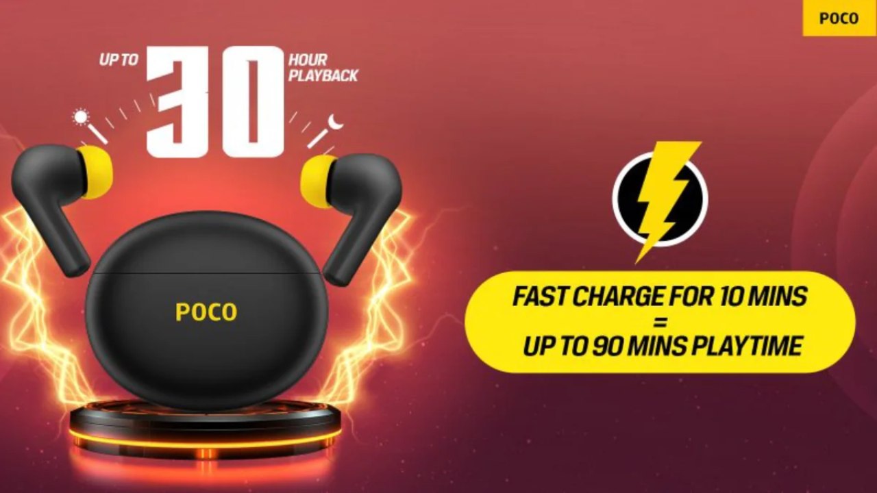 Poco Pods Wireless Earbuds : పోకో నుంచి ఫస్ట్ రియల్ Pods వైర్‌లెస్ ఇయర్ ...